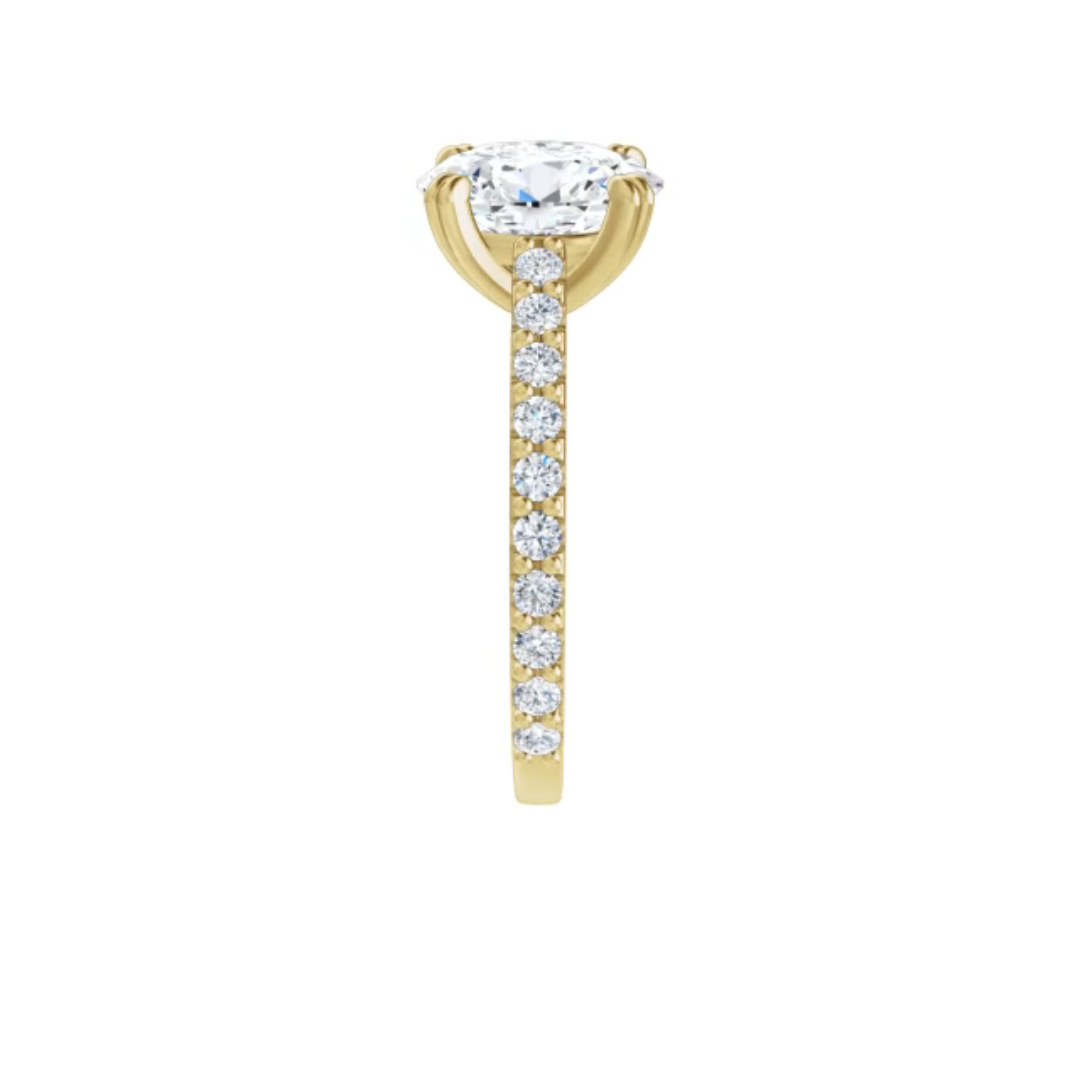 Vivien - Oval Moissanite Ring – Forever Ring
